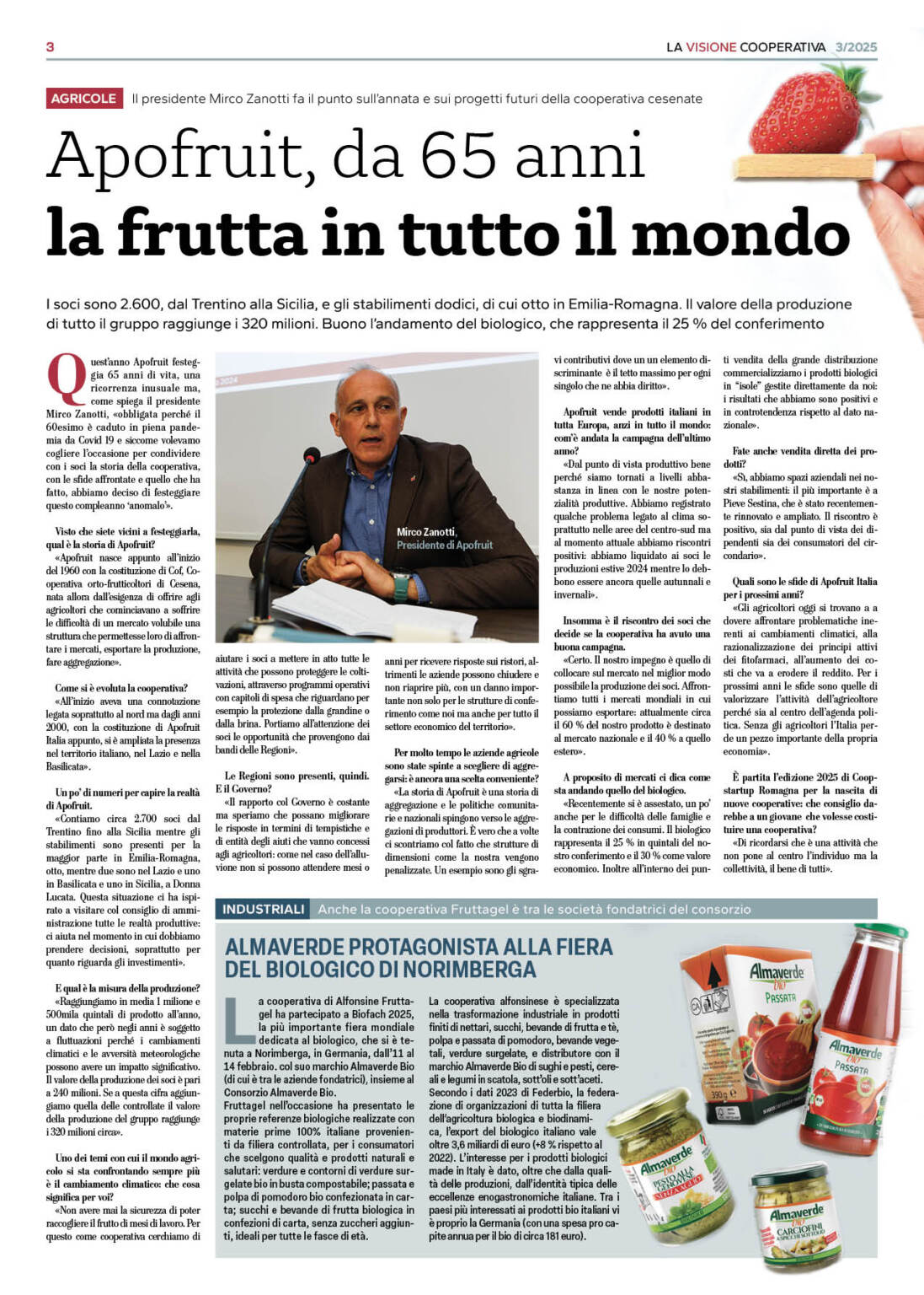 Apofruit Italia, da 65 anni la frutta in tutto il mondo – Romagna Post